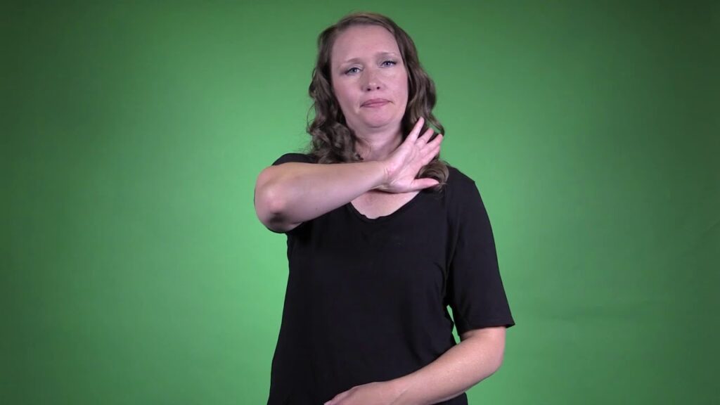 Scarf in Sign Language (ASL) - Deafened Organization
