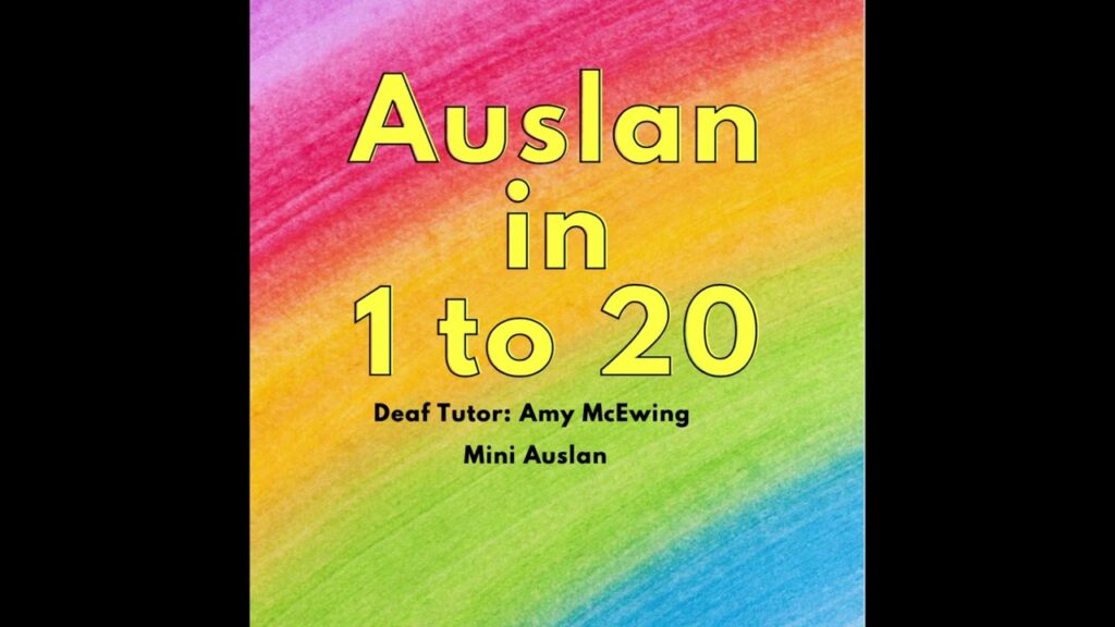 Auslan Numbers 1-20 in Australian Sign Language (Auslan) - Deafened ...